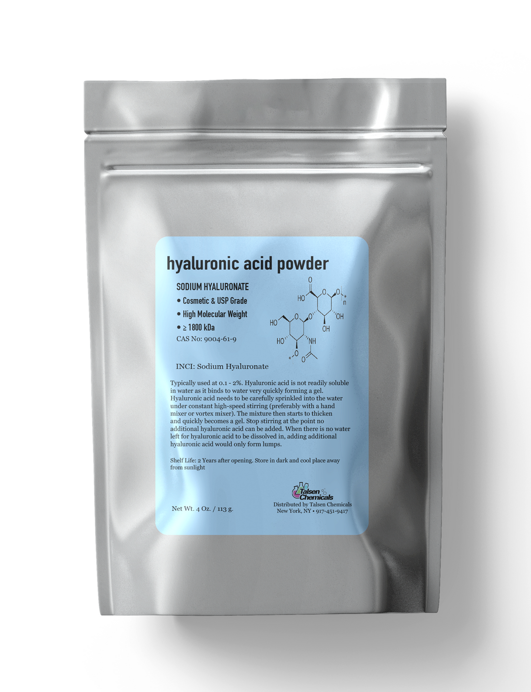 Hyaluronic Acid Powder – TALSEN CHEM